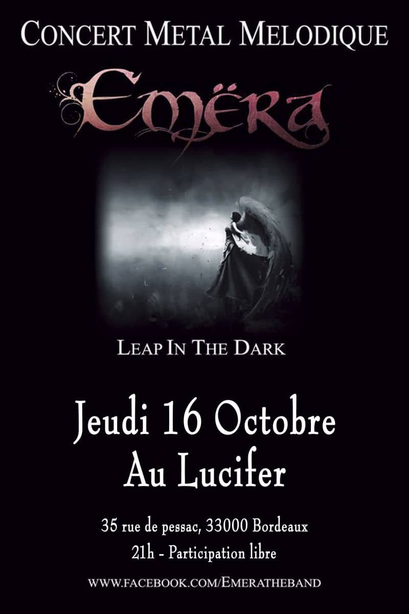Emëra - Lucifer, Bordeaux | 16 oct. | Bordeaux Concerts