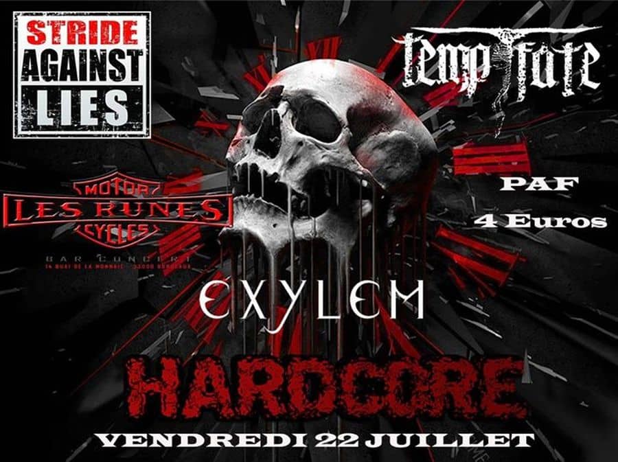 Stride Against Lies + Tempt Fate + Exylem - Les Runes, Bo... | BDXC