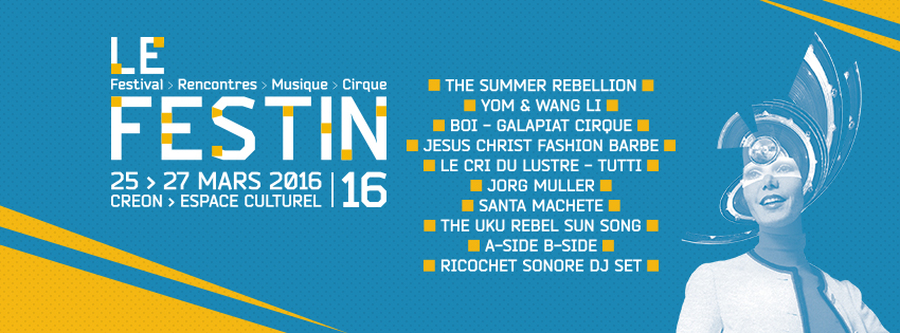 LE FESTIN 16 - Espace Culturel de Créon | 25 mars | BDXC