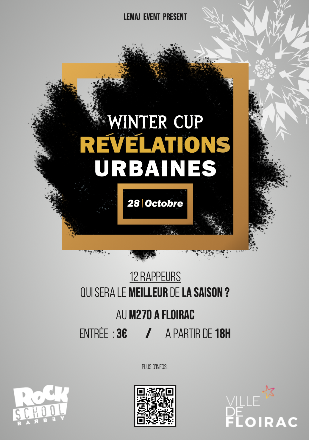 Winter Cup Révélation Urbaines - M270, Floirac | 28 oct. | Bordeaux ...